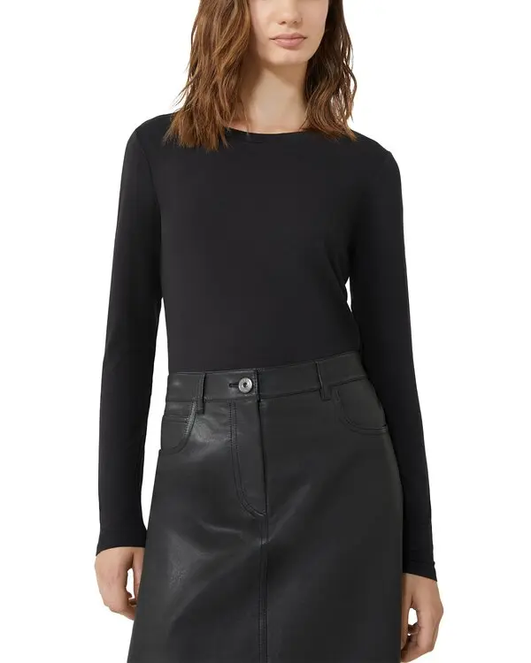Max Mara Long Sleeve Tee - Black