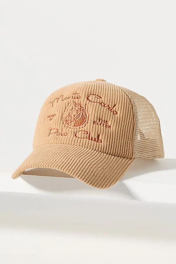WORN/WEST Trucker Hat - Tan Monte Carlo