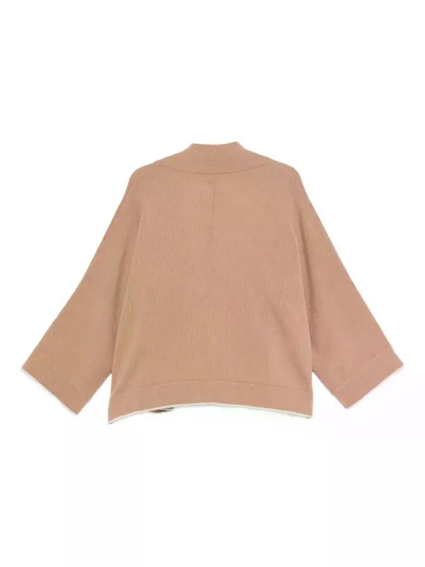 Eleventy Open Front Cardigan