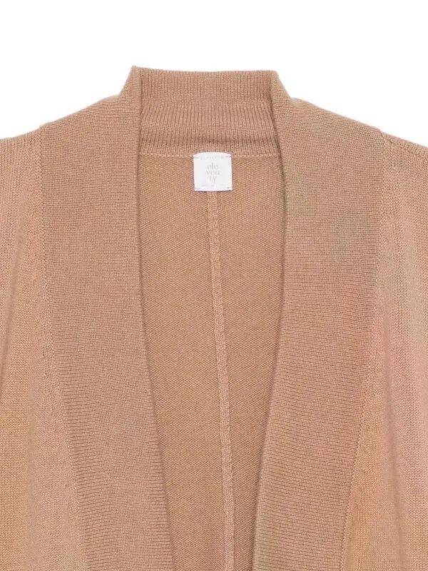 Eleventy Open Front Cardigan