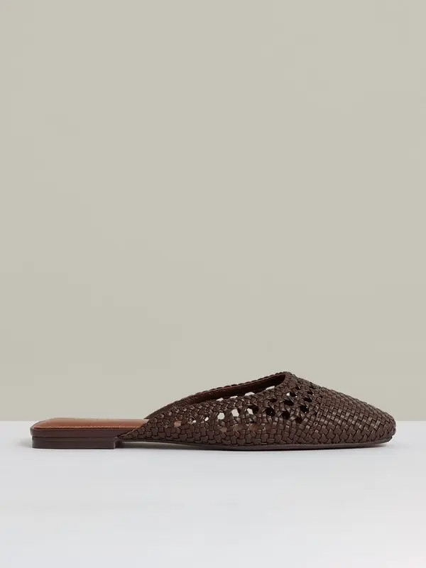 REISS Marta Woven Mules