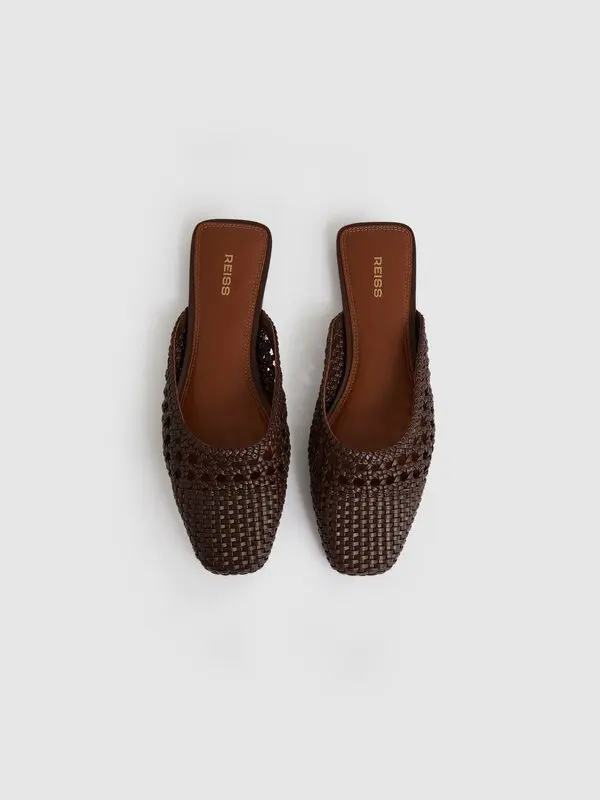 REISS Marta Woven Mules