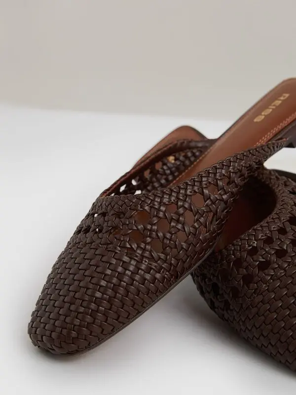 REISS Marta Woven Mules