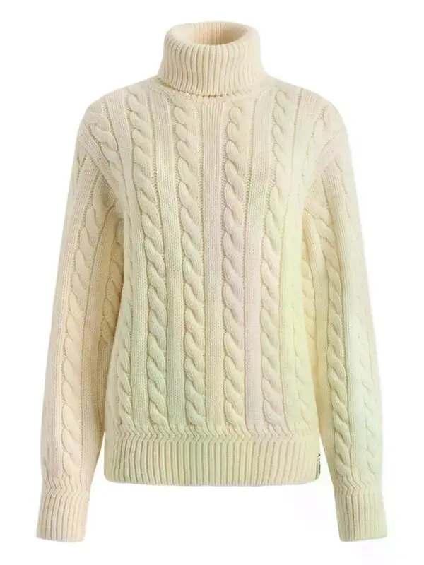 Bally Cable-knit Turtleneck Sweater