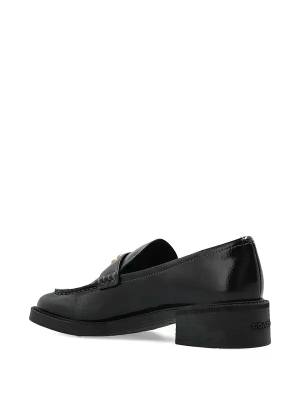 COACH 25mm Penny Loafers - Black