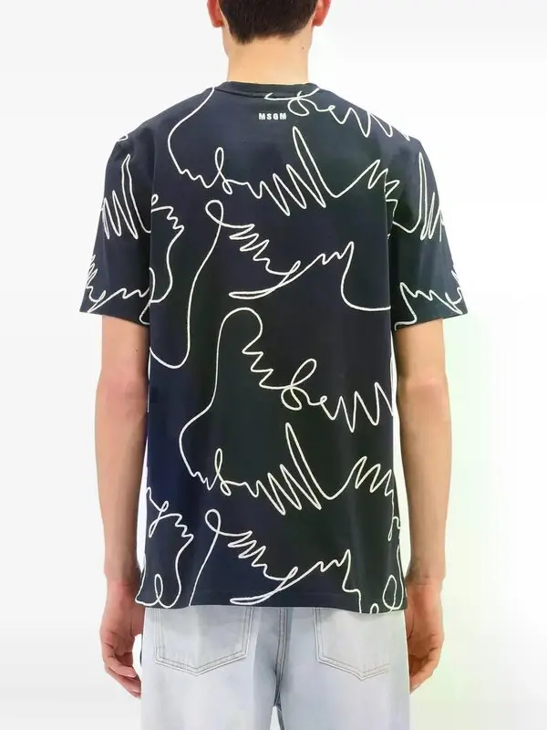 MSGM Logo-print T-shirt