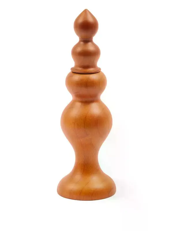 POLSPOTTEN Wooden Salt And Pepper Grinder - Brown