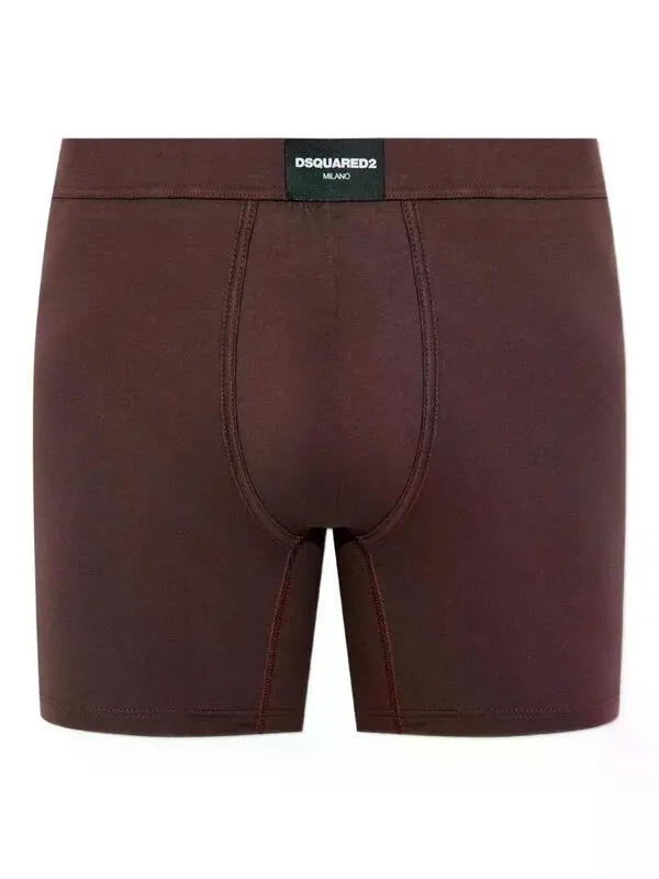 Dsquared2 Logo-patch Boxers - Brown