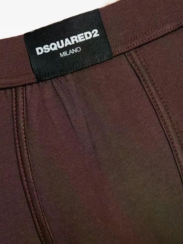 Dsquared2 Logo-patch Boxers - Brown