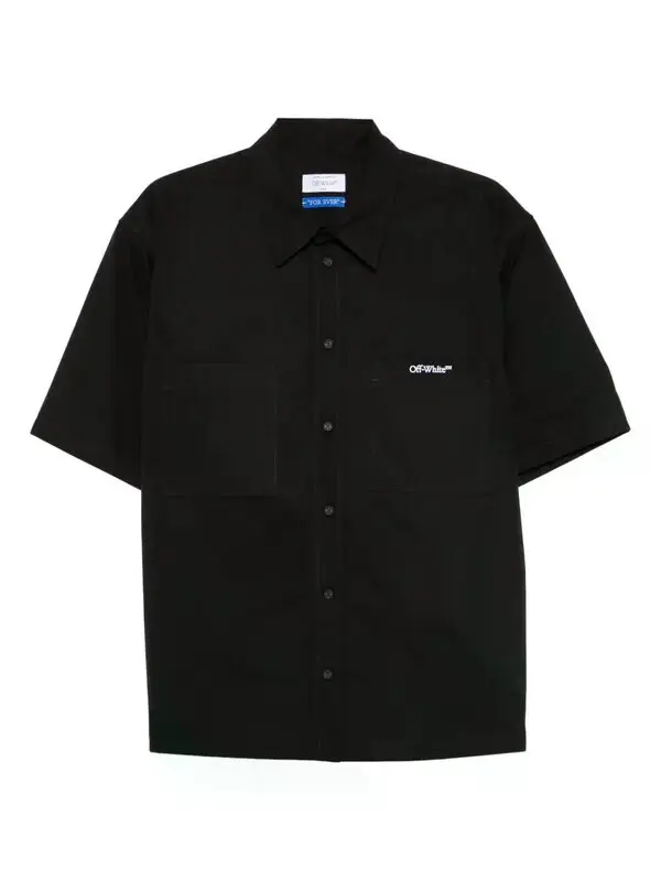 Off-White Logo-embroidered Shirt