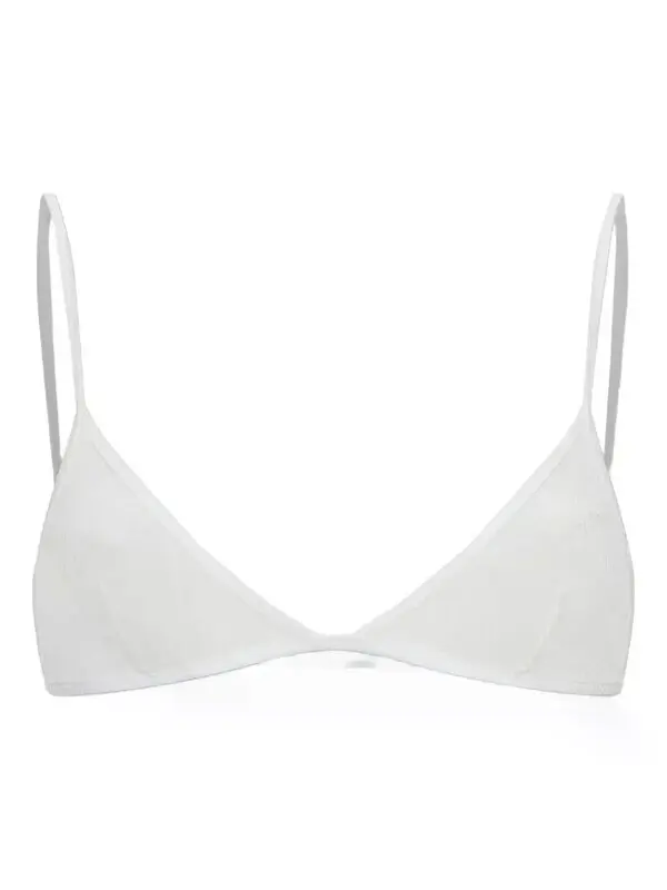 Dsquared2 Logo-embroidered Bra - White