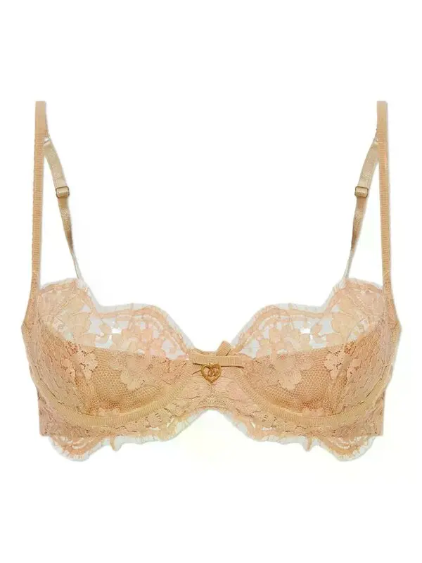 Dsquared2 Floral-lace Bra - Neutrals