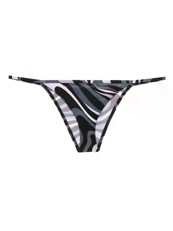 Emilio Pucci Marmo-print Bikini Bottom