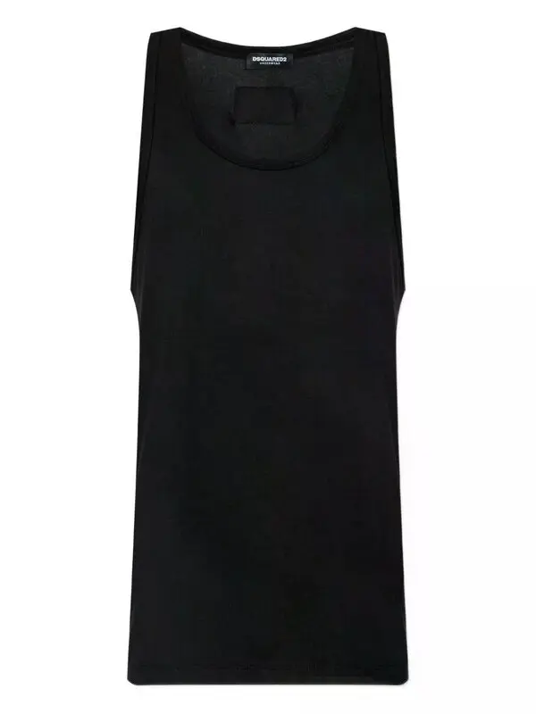 Dsquared2 Logo Patch Vest - Black