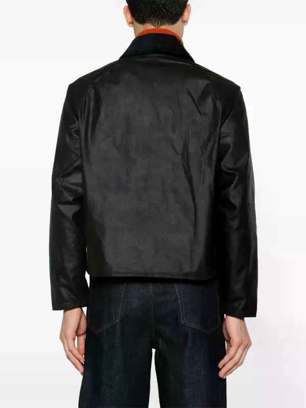 Barbour Corduroy Collar Waxed Jacket