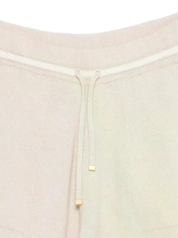 Eleventy Ribbed Knit Trousers - Neutrals