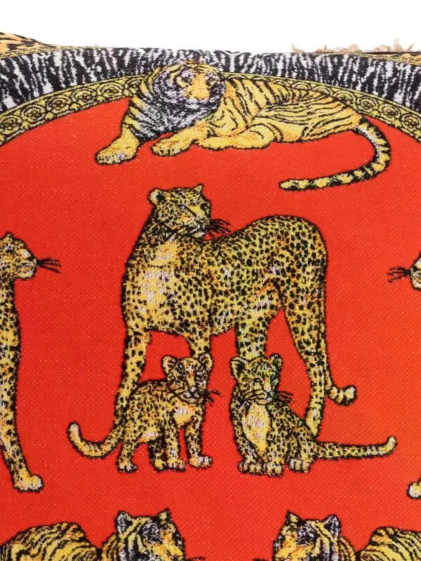 Versace Animal-print Cushion