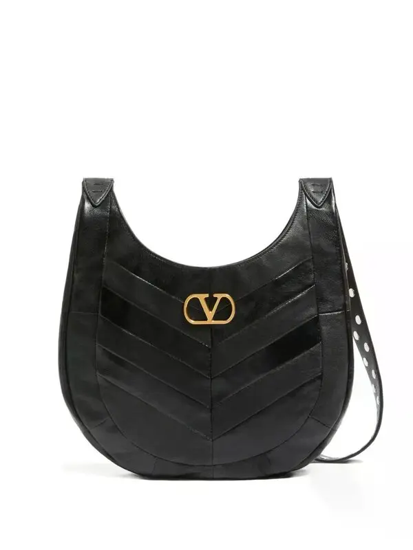 Valentino Garavani Small Hobo Shoulder Bag - Black