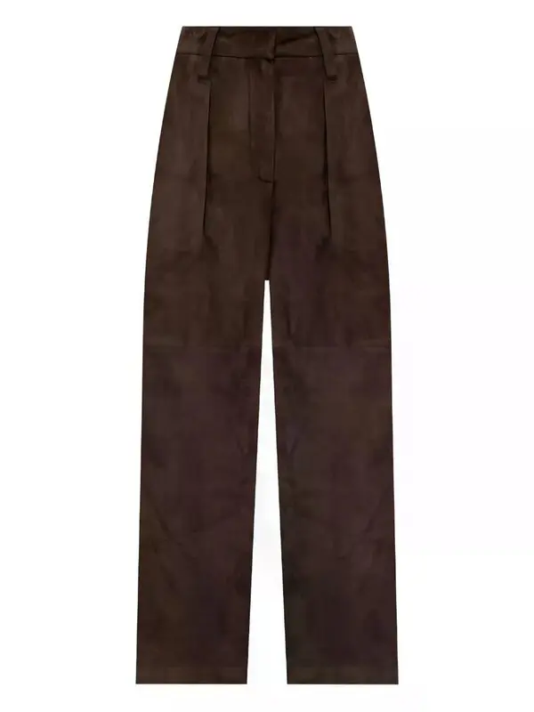 Brunello Cucinelli Suede Trousers