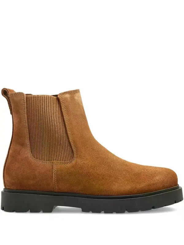 BIRKENSTOCK Highwood Suede Platform Boots - Brown
