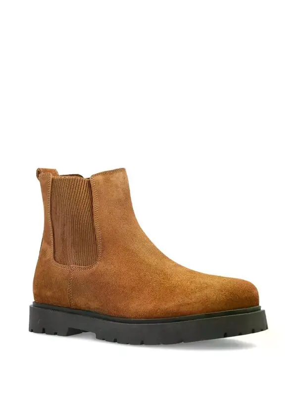 BIRKENSTOCK Highwood Suede Platform Boots - Brown