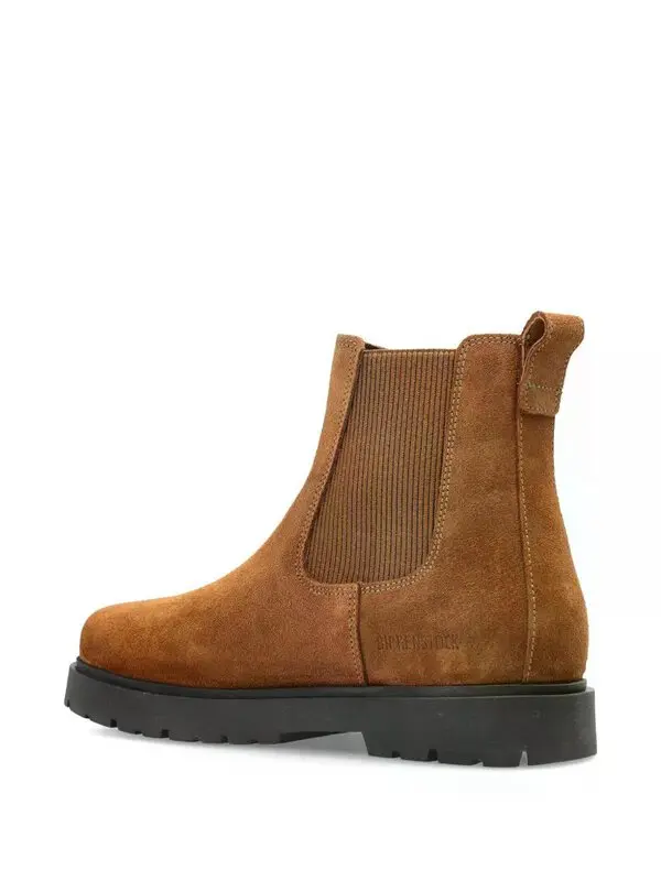 BIRKENSTOCK Highwood Suede Platform Boots - Brown