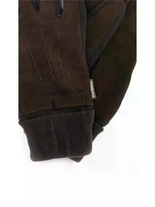 Barbour Magnus Ribbed-cuff Gloves - Brown