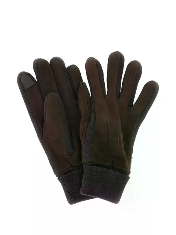 Barbour Magnus Ribbed-cuff Gloves - Brown