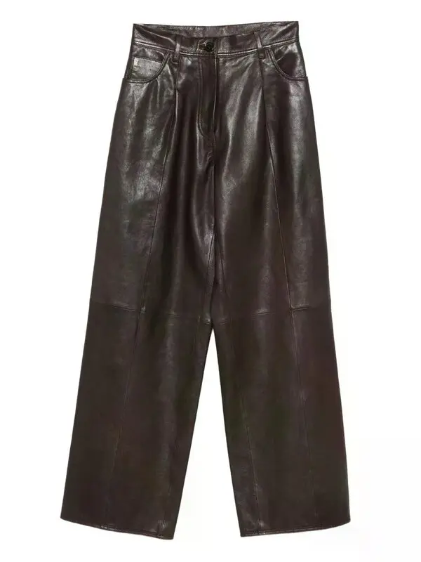 FORTE_FORTE Leather Trousers