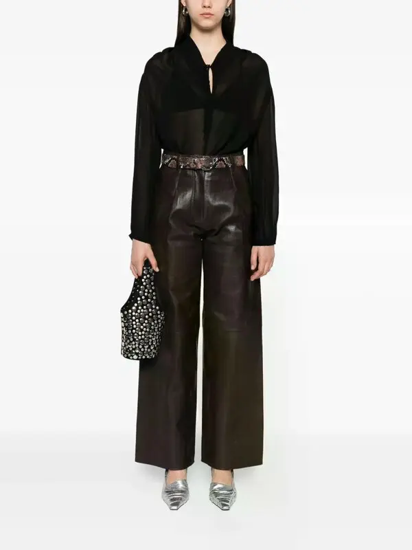FORTE_FORTE Leather Trousers