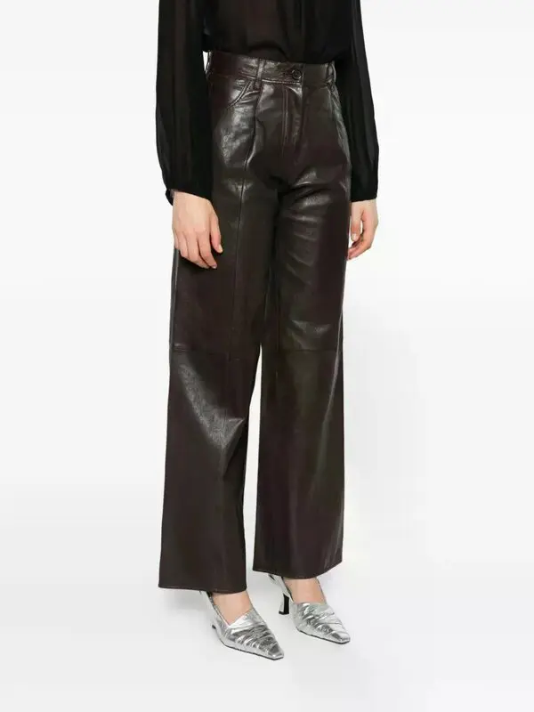 FORTE_FORTE Leather Trousers