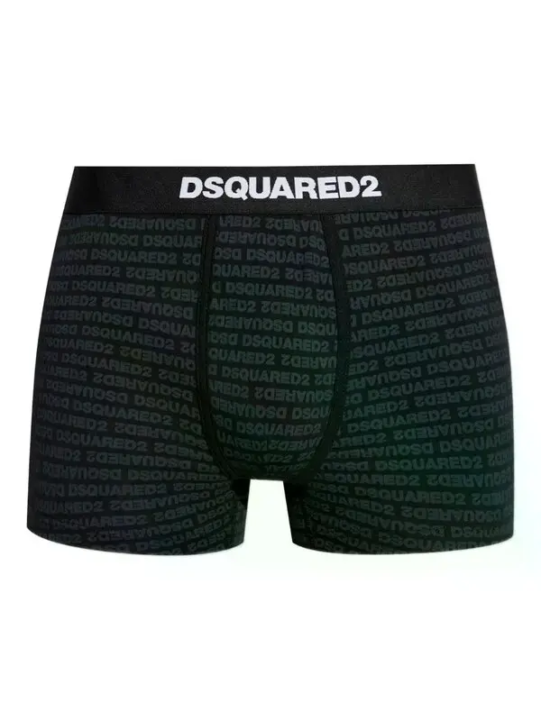 Dsquared2 Logo-pattern Boxers - Black