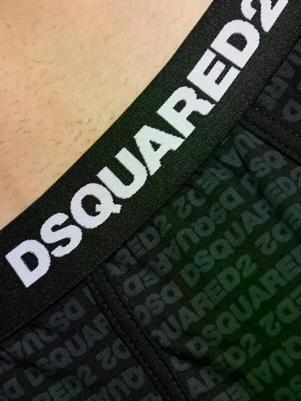 Dsquared2 Logo-pattern Boxers - Black