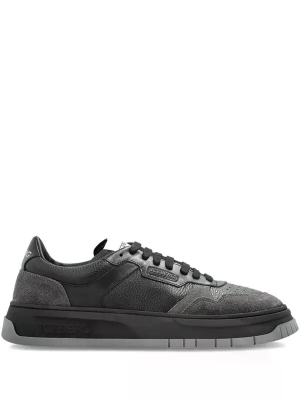 Iceberg Leather Panelled Sneakers