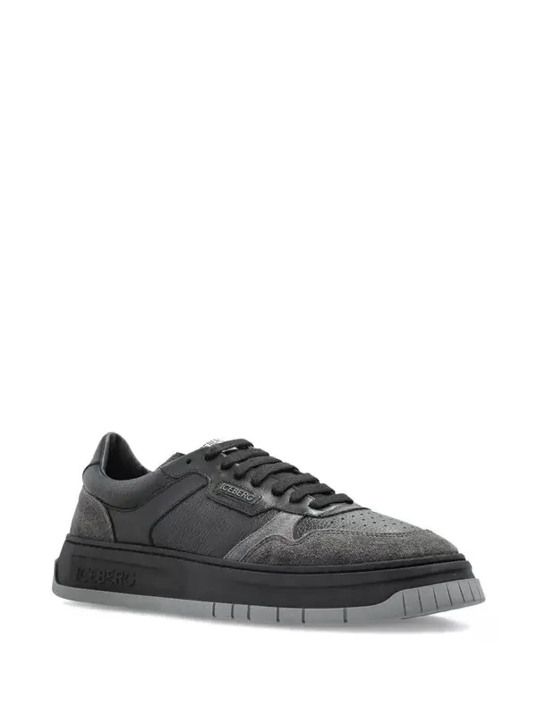 Iceberg Leather Panelled Sneakers