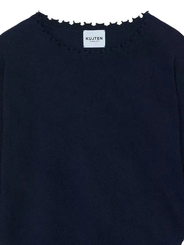 KUJTEN Mela Scalloped Sweater
