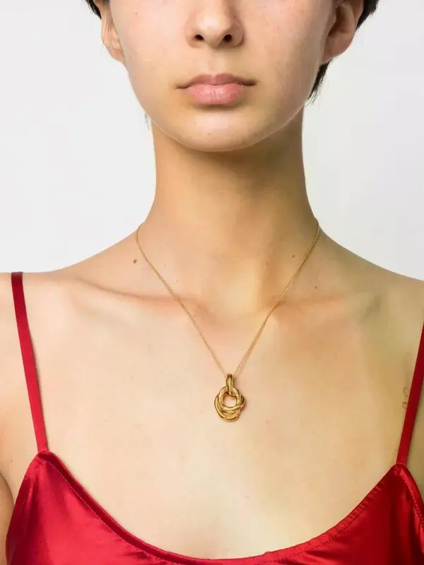 MISSOMA Molten Twisted Pendant Necklace