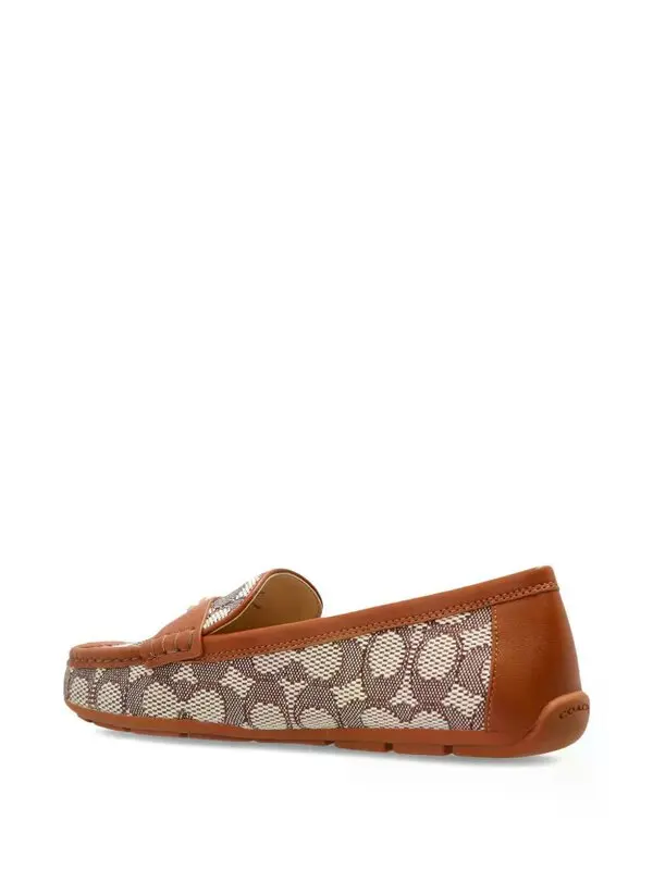 COACH Logo-jacquard Loafers