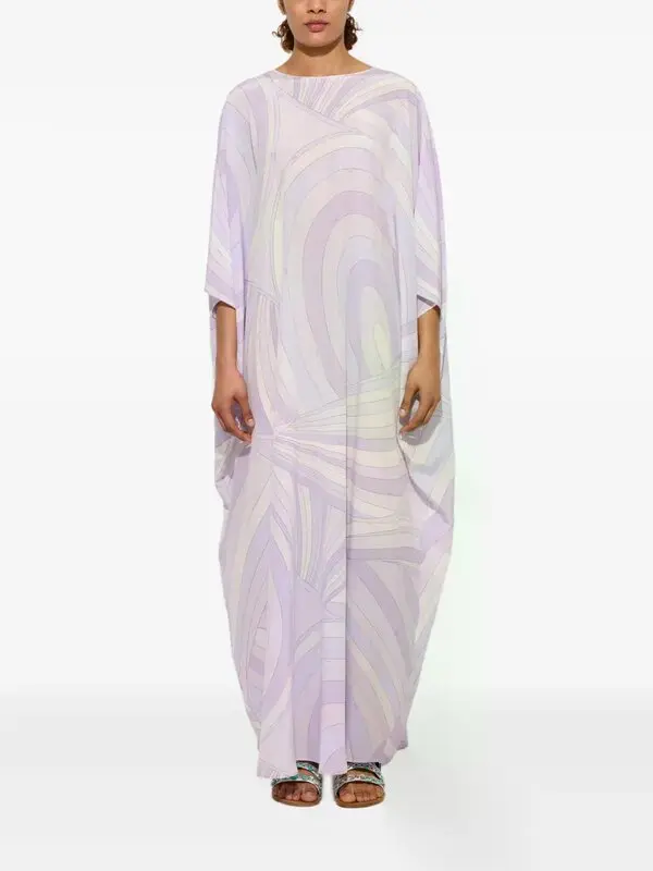 Emilio Pucci Iride-print Maxi Kaftan