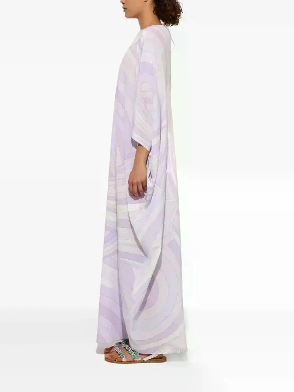 Emilio Pucci Iride-print Maxi Kaftan