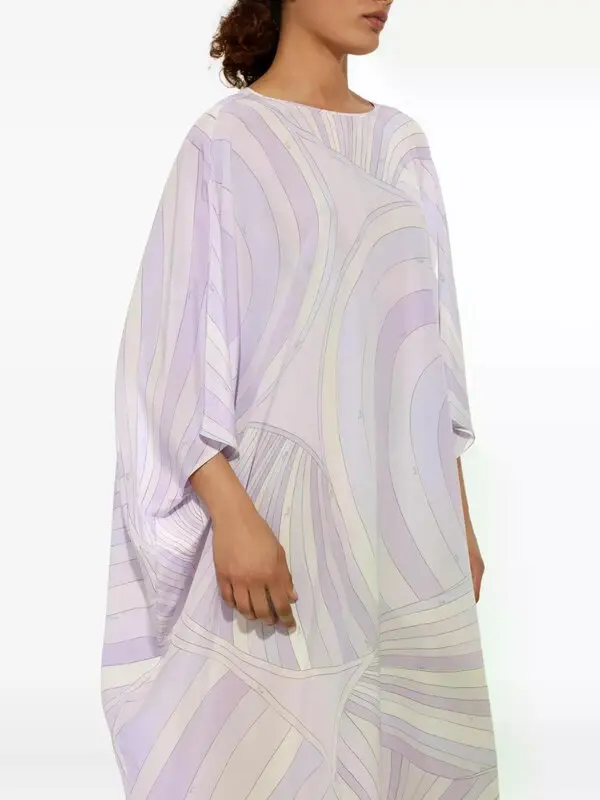 Emilio Pucci Iride-print Maxi Kaftan