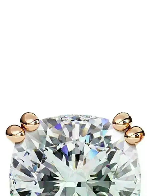 TILLA 14k Rose Diamond Stud Earrings