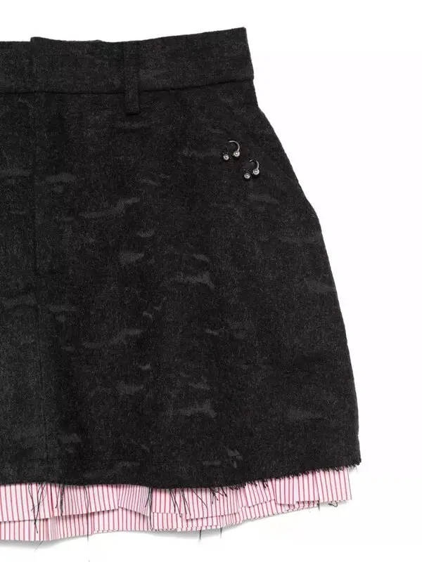CHARLES JEFFREY Layered A-line Skirt
