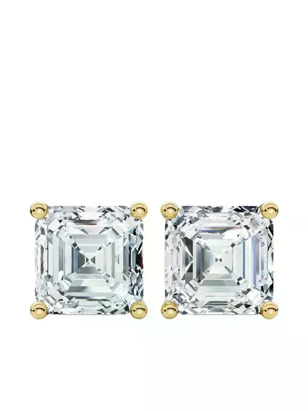 TILLA 14k Yellow Diamond Stud Earrings - Gold