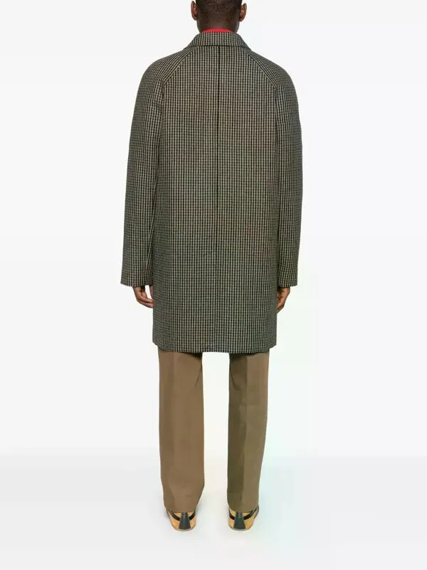 A.p.c. Checked Button-fastening Coat