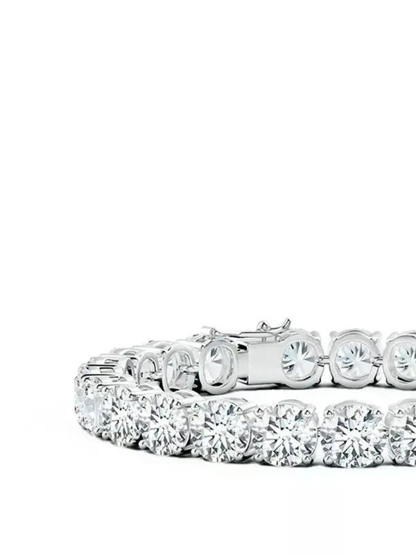 TILLA 14k White Gold 26ct Diamond Tennis Bracelet