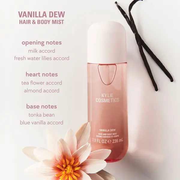 KYLIE COSMETICS Vanilla Dew Hair & Body Mist, 236 Ml - One-color