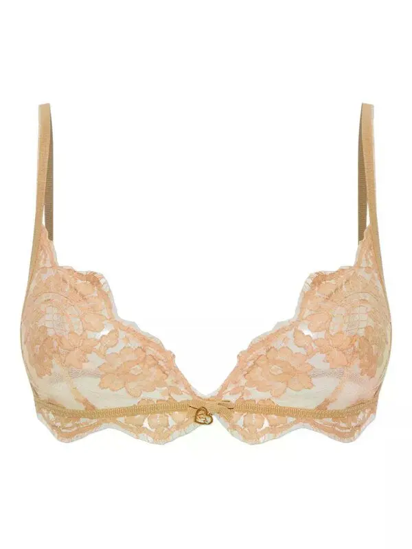 Dsquared2 Floral-lace Bra - Neutrals