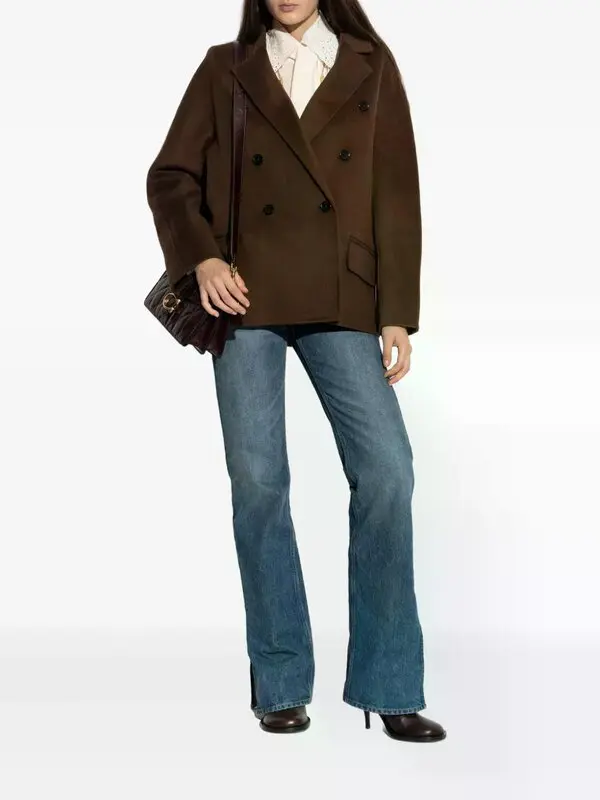 STAND STUDIO Wool-blend Double-breasted Jacket