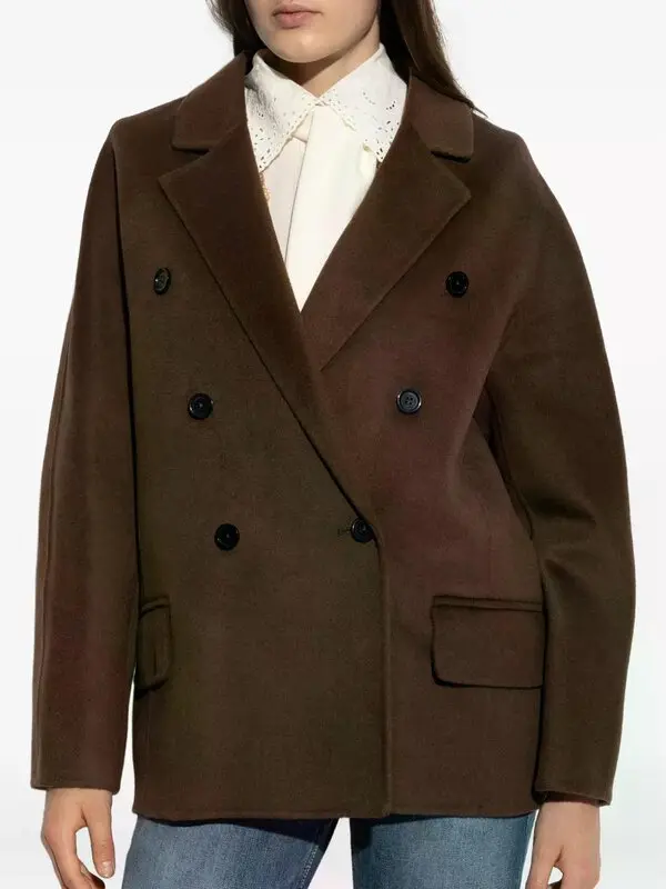 STAND STUDIO Wool-blend Double-breasted Jacket